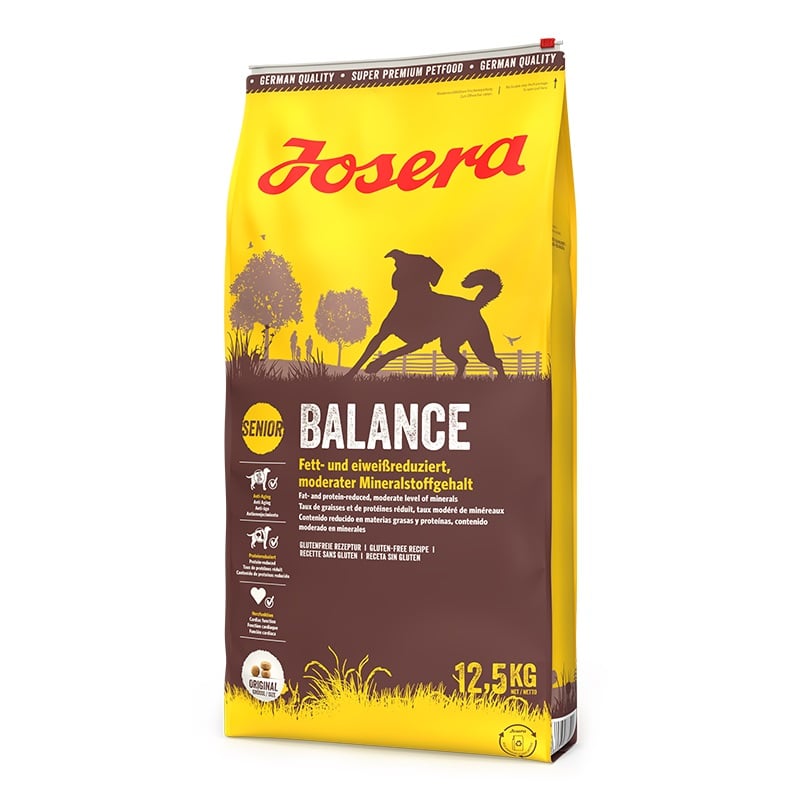 JOSERA Balance 12,5kg voor oudere of minder actieve honden :: Hond ...